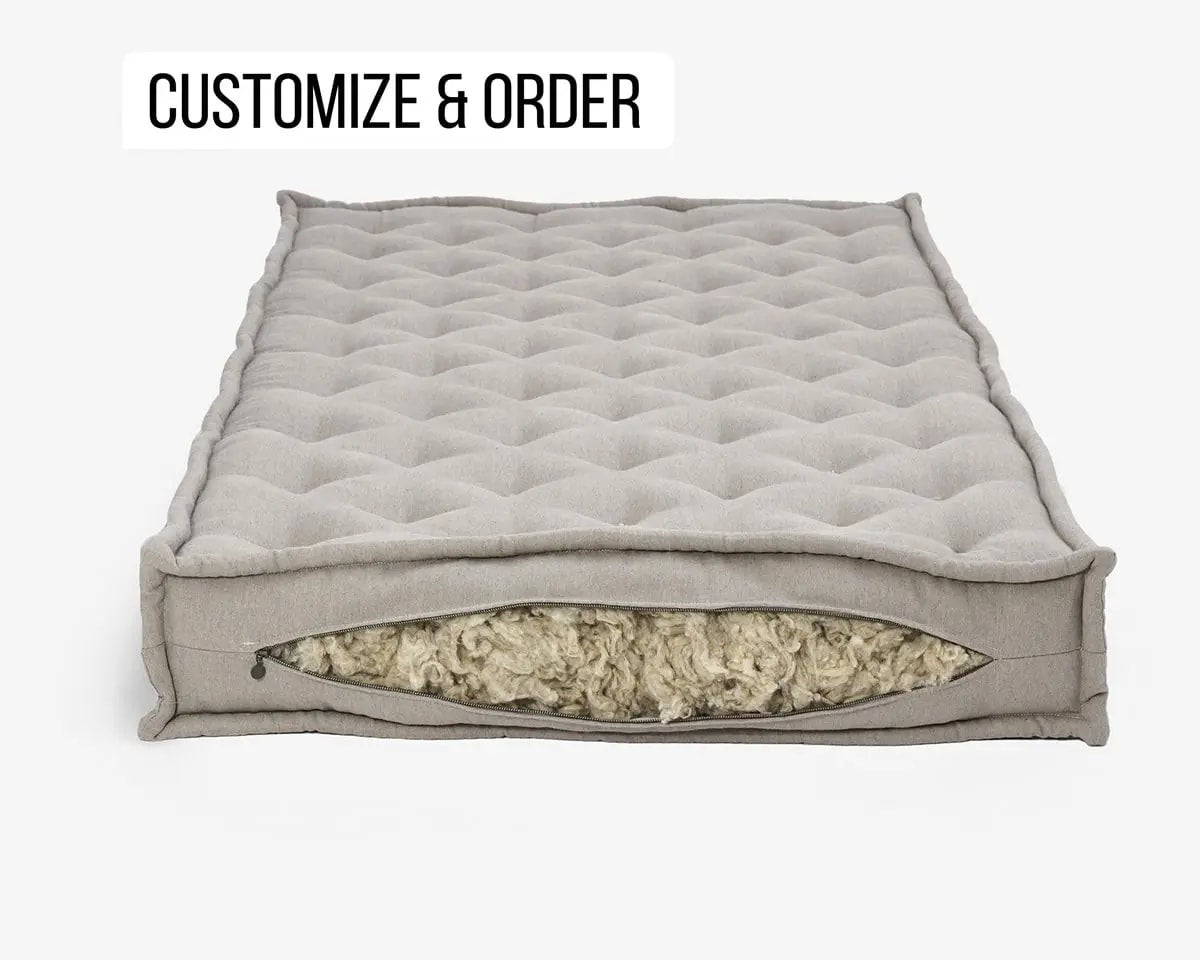 Organic Tufted Wool Mattress | Moss Envy: Natural & Organic Bedroom